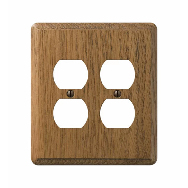 Amerelle 2-Gang Duplex Outlet Wall Plate | Wayfair