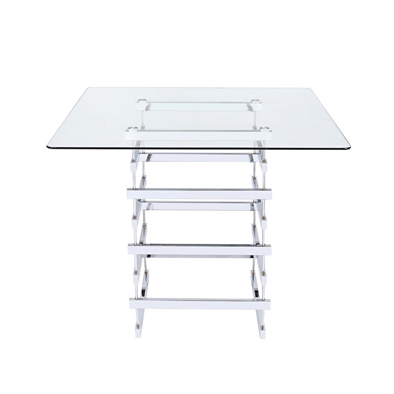 Wrought Studio™ Square Counter Height Table, Dining Table | Wayfair