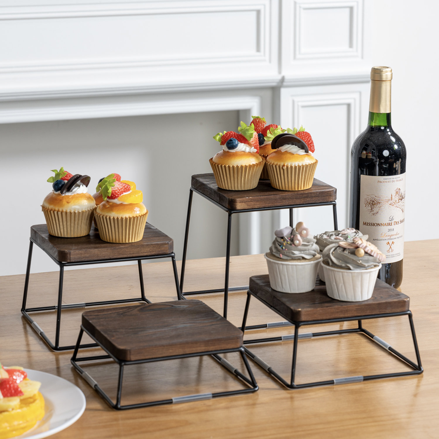 17 Stories Tabletop Cupcake Serving Stand Risers | Wayfair