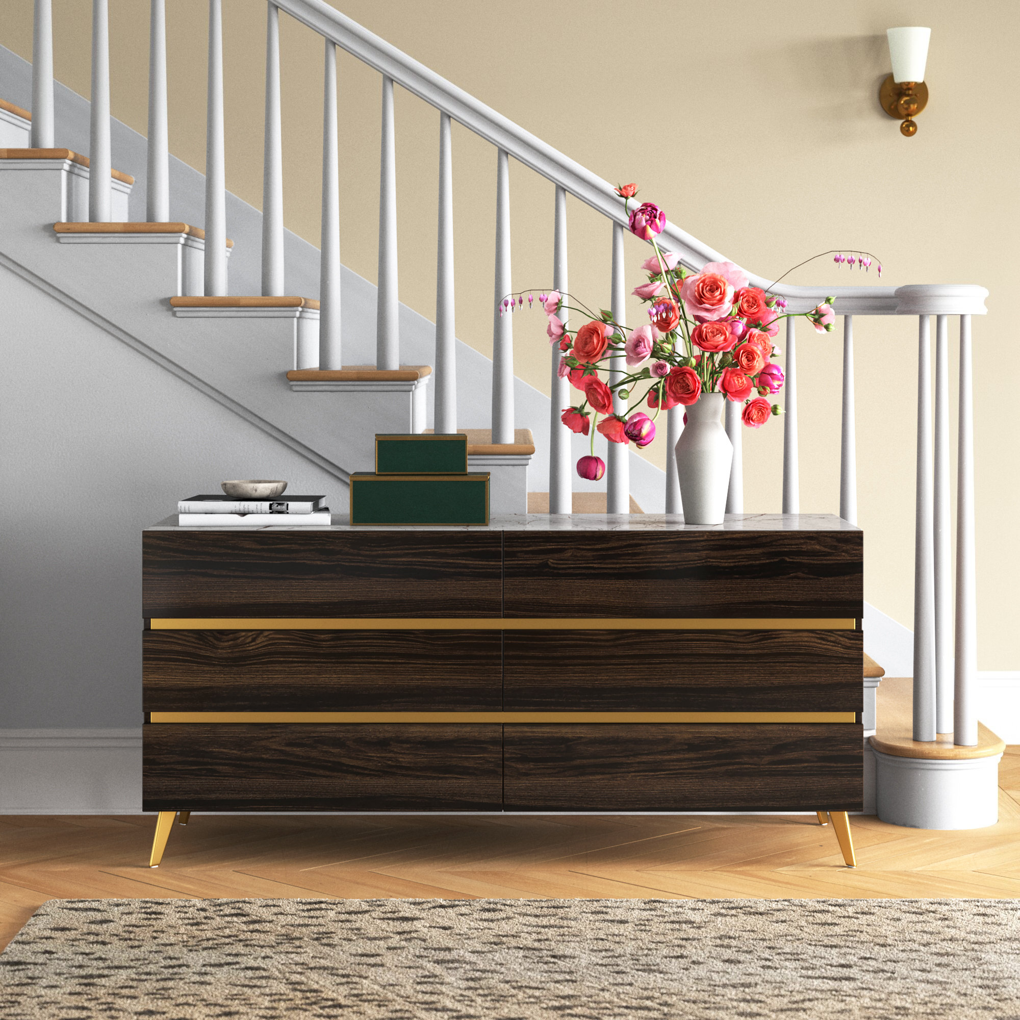 Willa Arlo™ Interiors Sherwood 6 Drawer 61" W Double Dresser & Reviews ...
