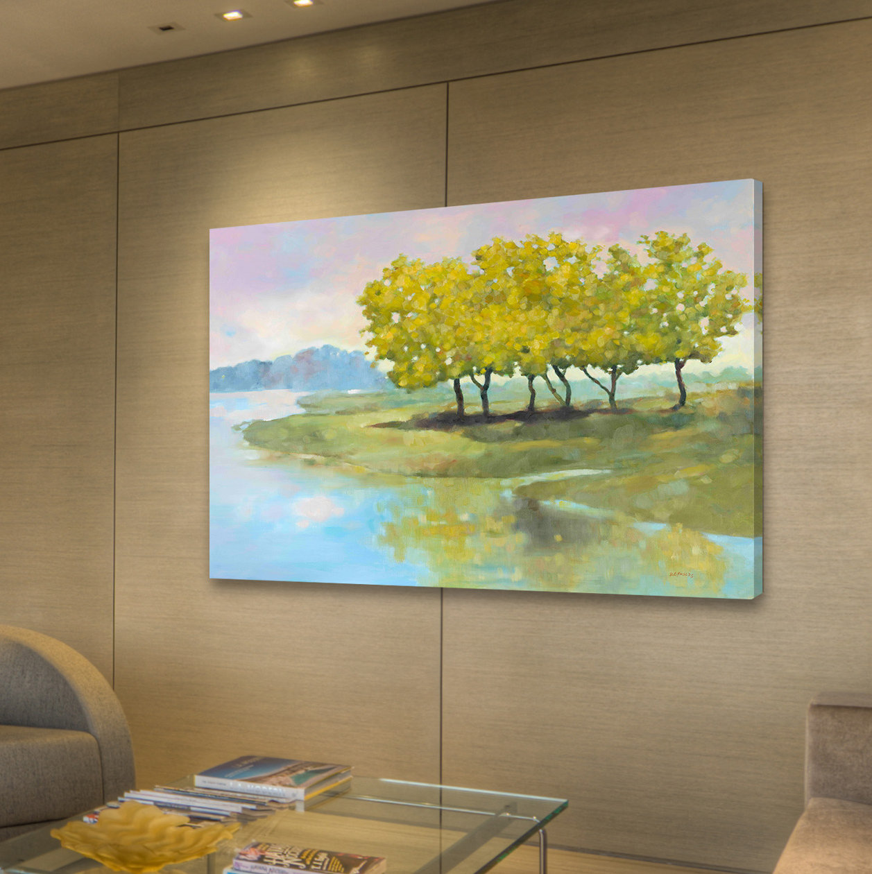 Marmont Hill 'Lyndhurst Water I' by Graham Reynolds Painting Print on ...