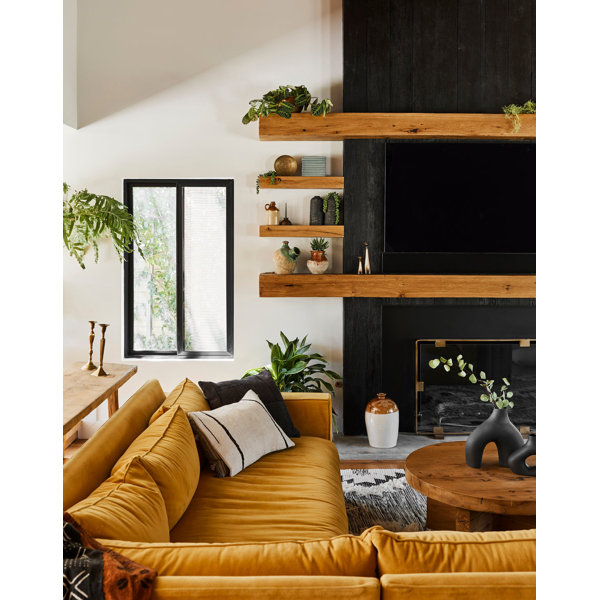 Ross Alan Design Floating Shelf with Reclaimed Wood | Perigold