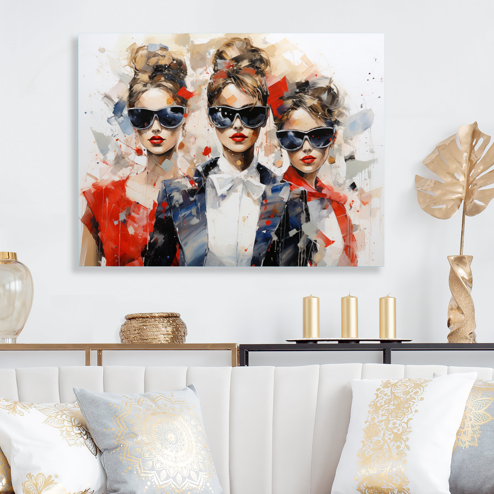 Mercer41 Woman Fashion Fusion I - Fashion Metal Art Print | Wayfair