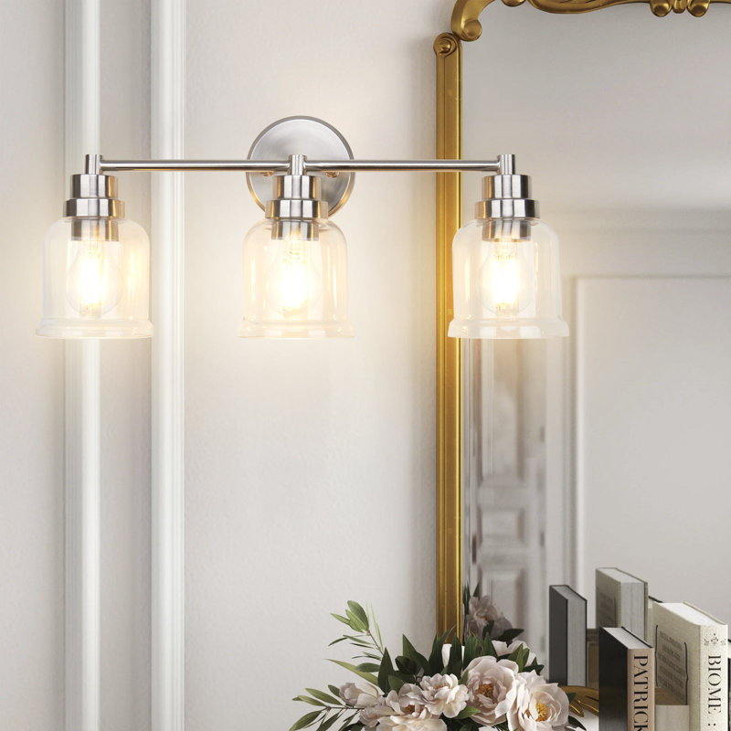 House of Hampton® Jymon Stainless Steel Armed Sconce | Wayfair