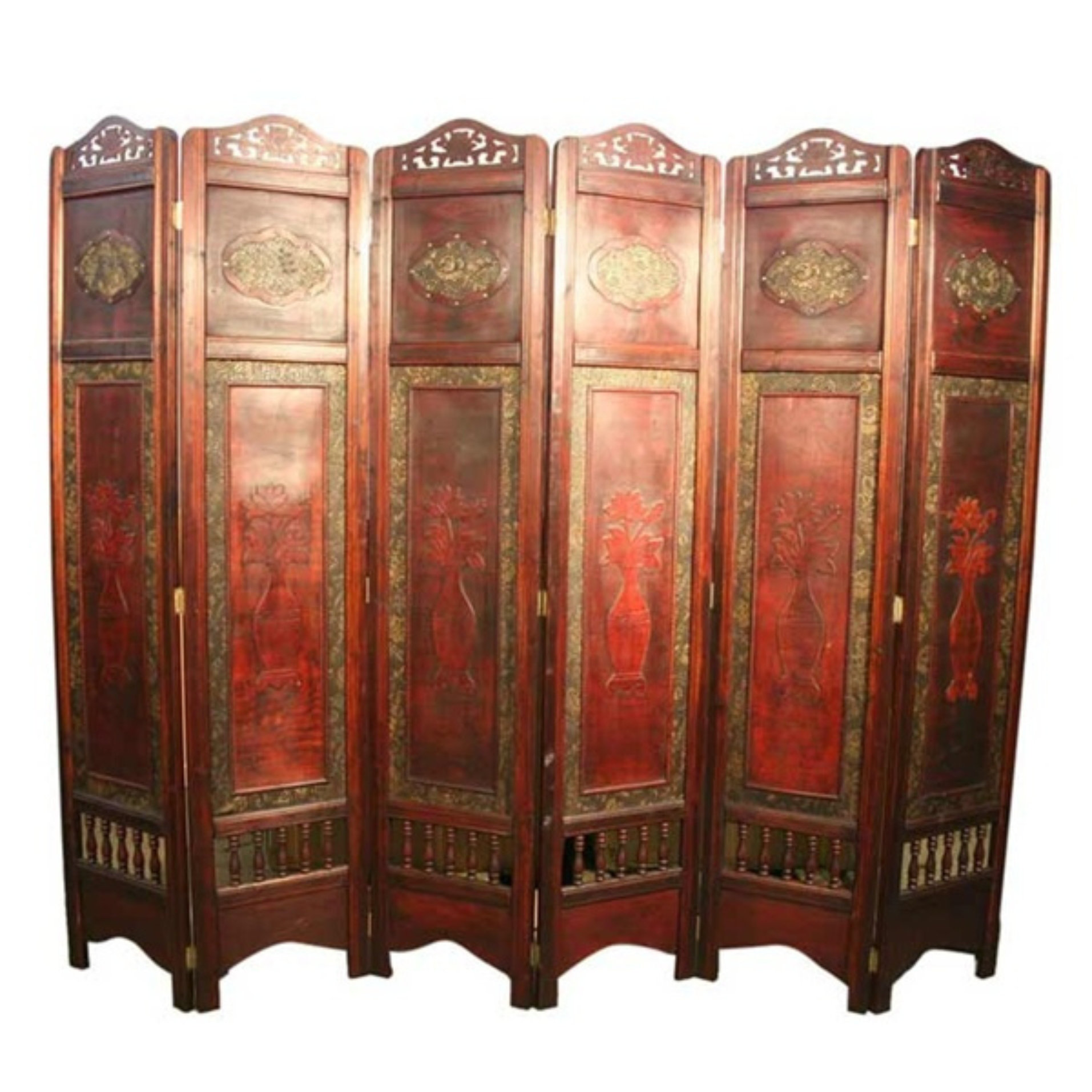 Astoria Grand Freidrich 96'' W x 72'' H 6 - Panel Room Divider ...