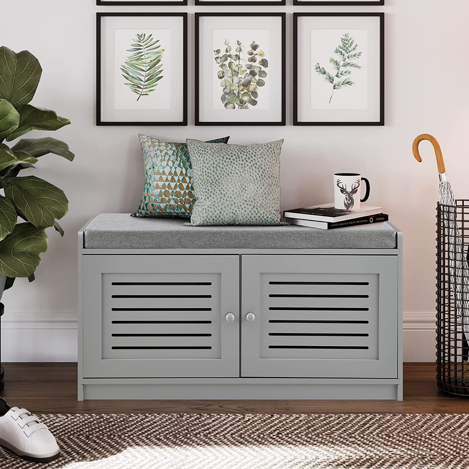 Longshore Tides 8 Pair Shoe Storage Cabinet | Wayfair