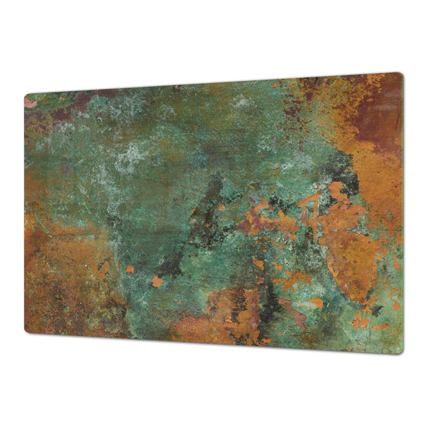 Festive Fit Home Stove Top Cover - Oxidized Green & Rust Style Gas ...