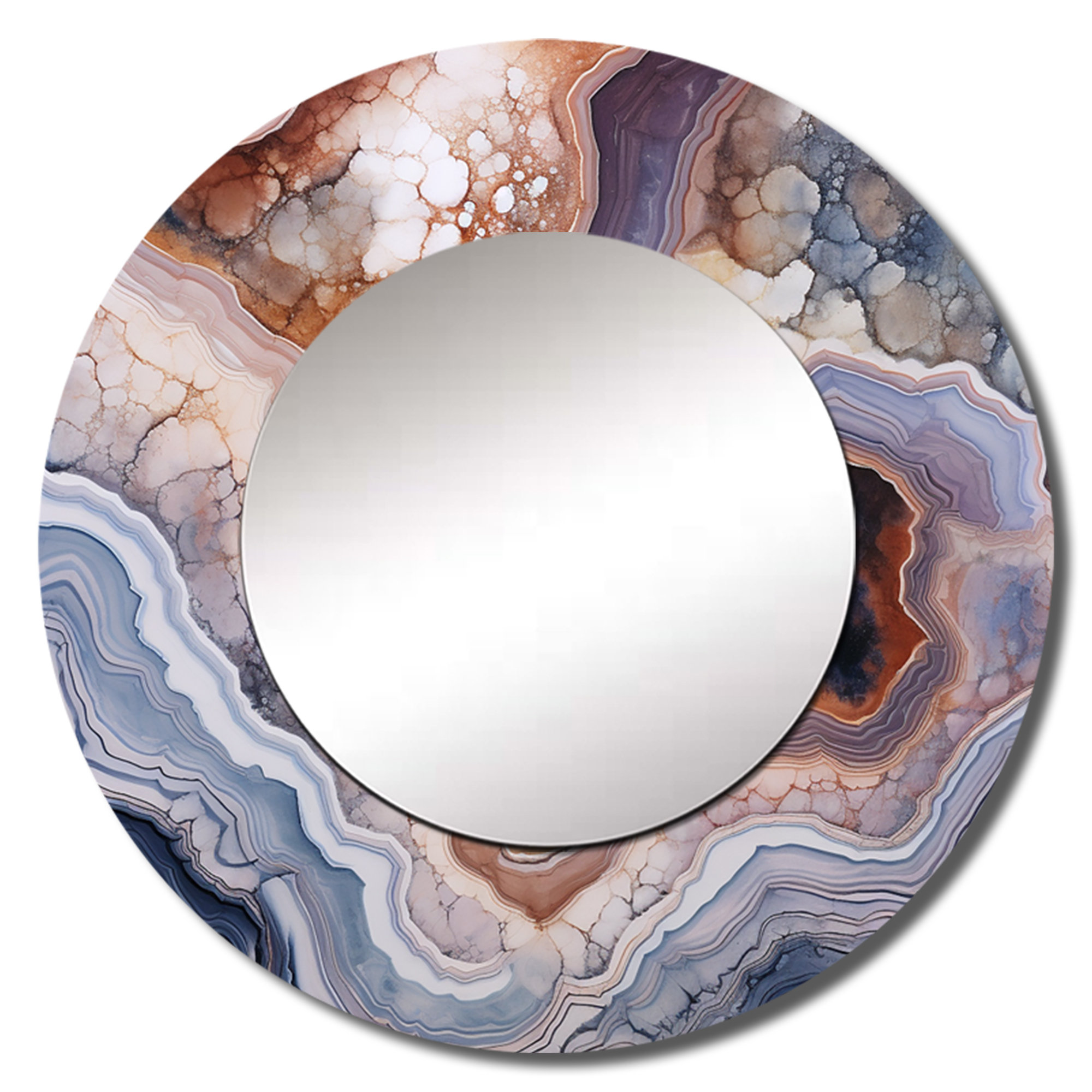 Design Art Stone Geode Scenery Minimalism II - Stone Geode Unique Wall ...