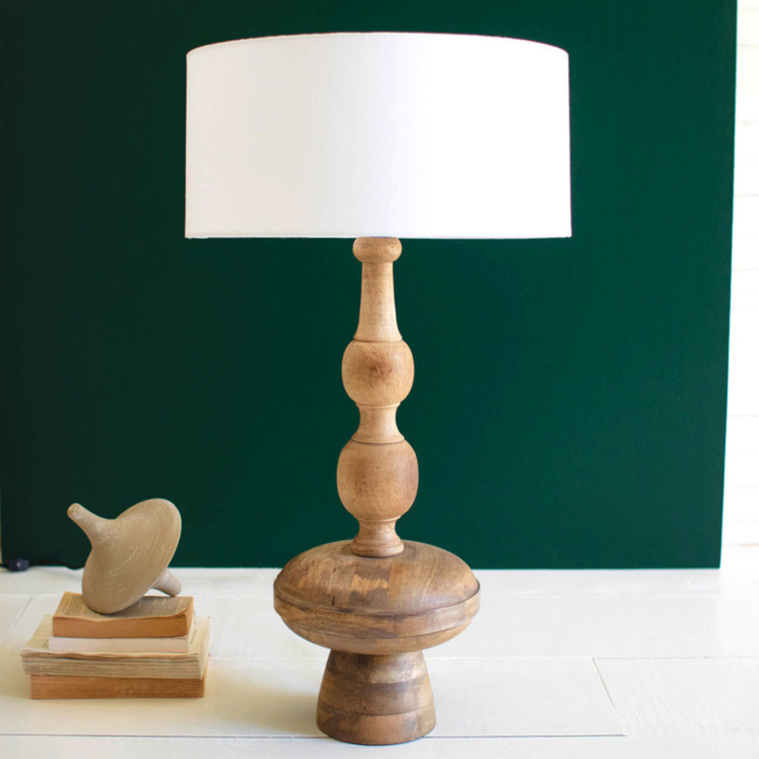 Bungalow Rose Solid Wood Table Lamp | Wayfair