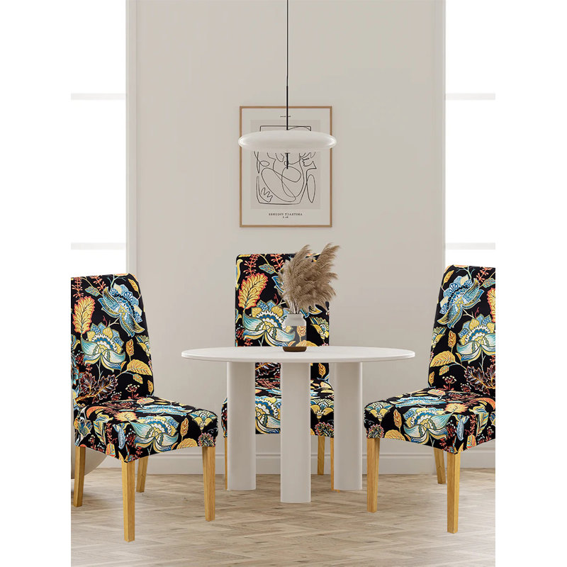 Corrigan Studio® Chair Covers,Stretch Parsons Chair Slipcovers,Set Of 6 ...