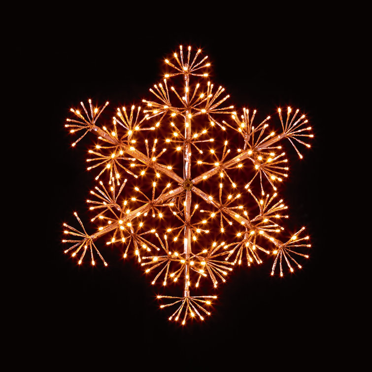 The Seasonal Aisle LED Snowflake Starburst Decoration | Wayfair.co.uk