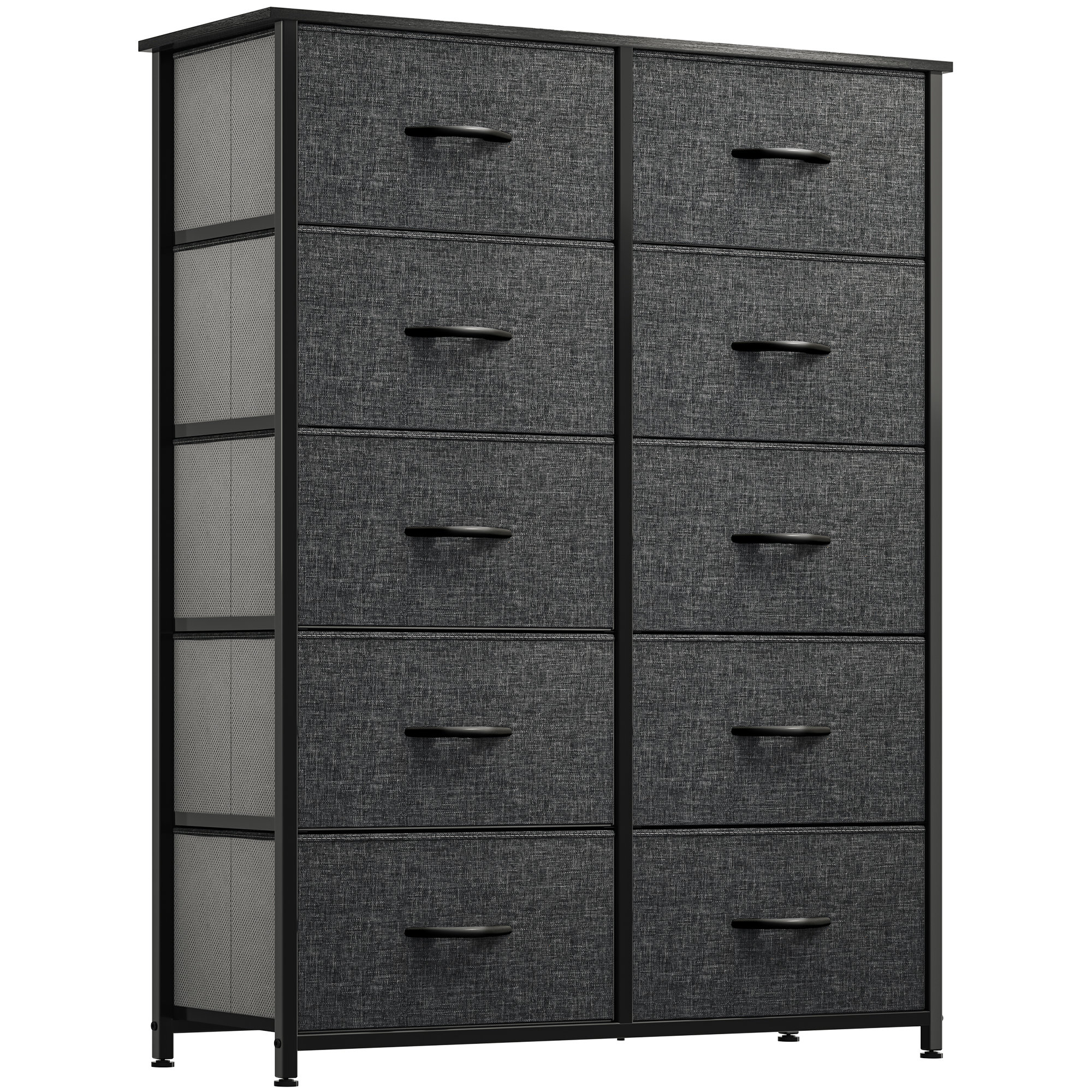 17 Stories Lounes 10 - Drawer Chest of Drawers，86cm W Bedroom Drawers ...