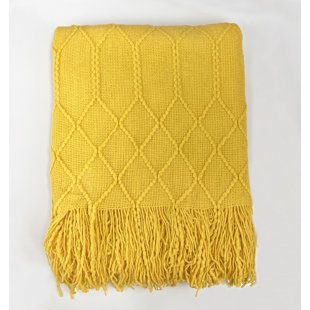 Yellow & Gold Blankets & Throws You'll Love | Wayfair