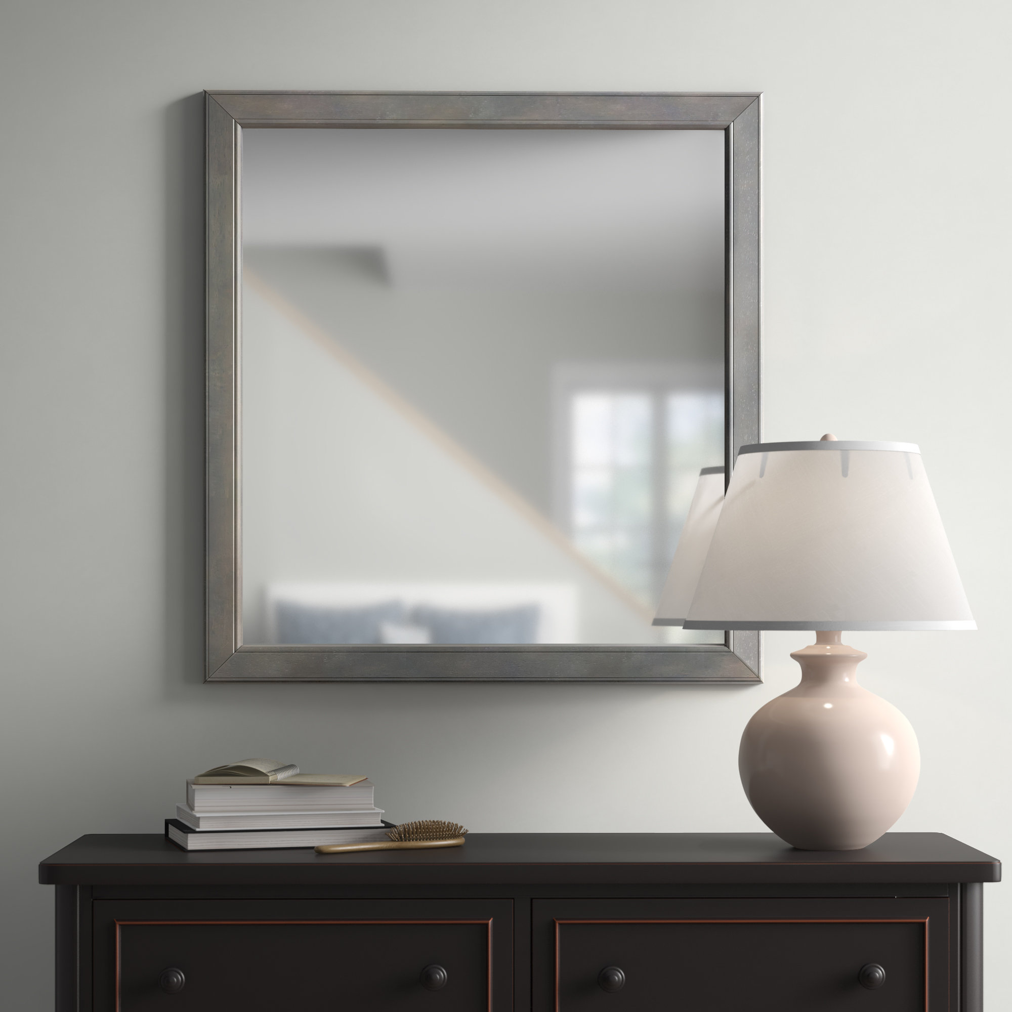 Grovelane Sophia Wood Wall Mirror | Wayfair