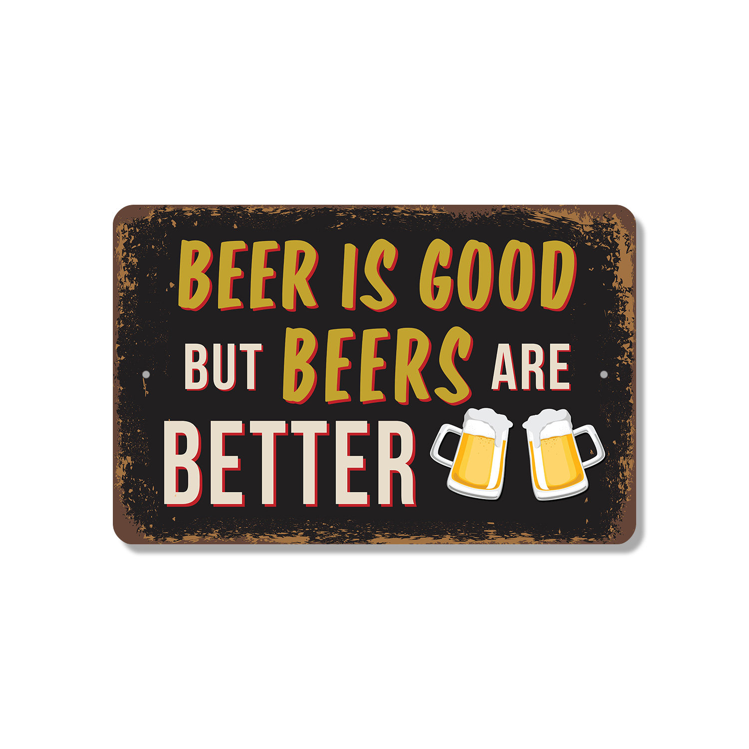 SignMission Enseigne en plastique «Beer is Good» 8 po x 12 po - Wayfair ...
