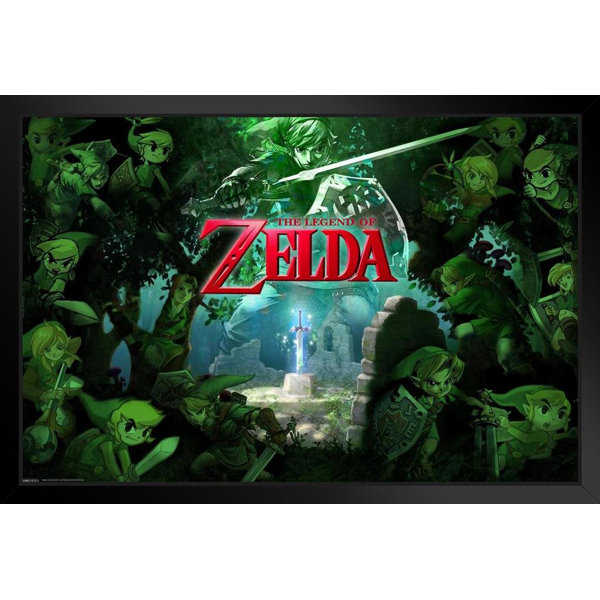 Poster Foundry The Legend Of Zelda Forest Nintendo High Fantasy Action ...