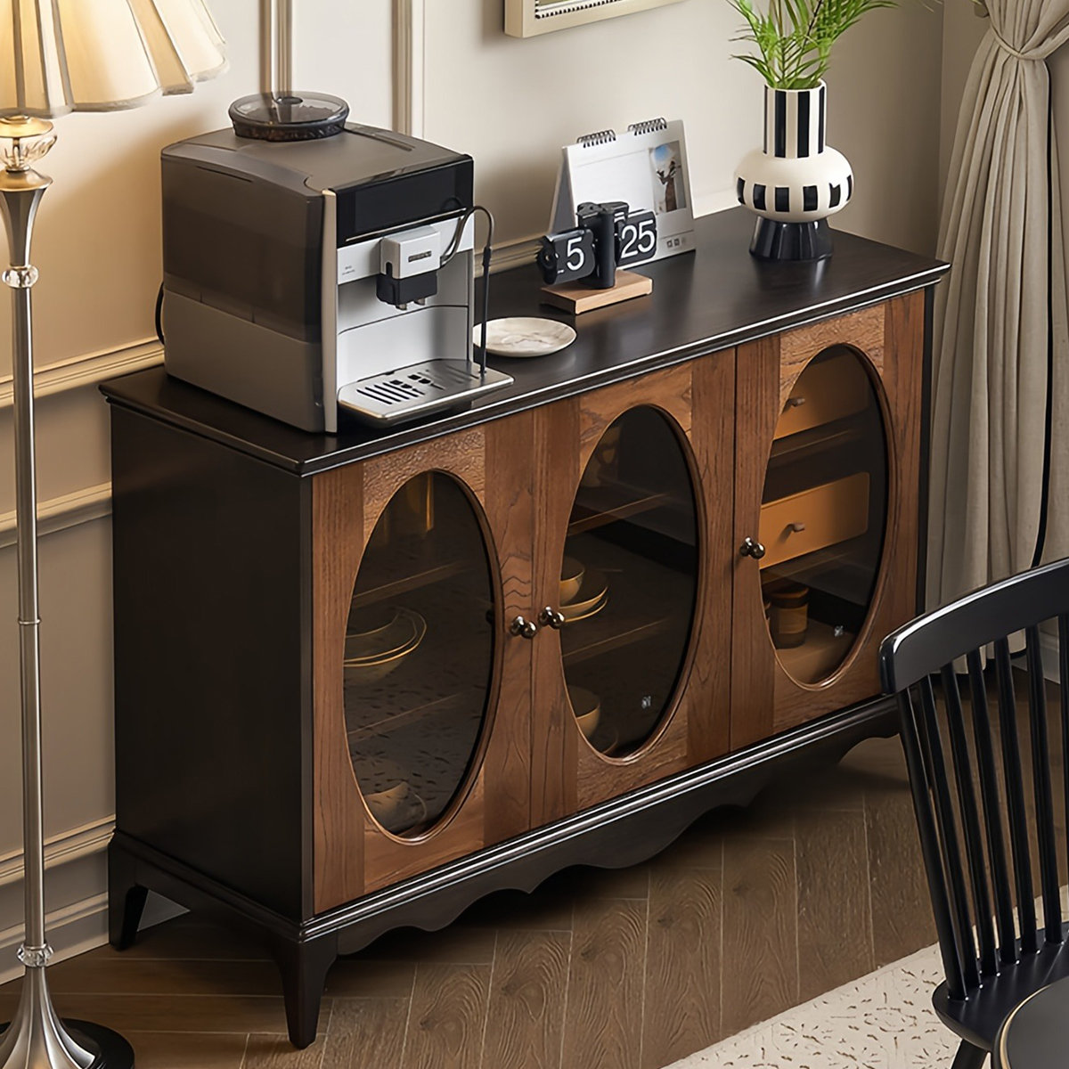 One Allium Way® Retro-style storage and sideboard cabinet | Wayfair