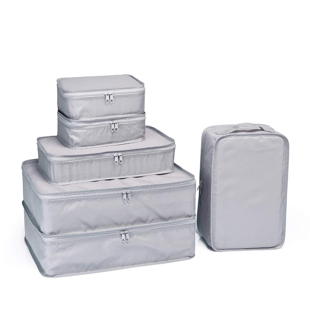 Rebrilliant Travel Packing Cubes, Luggage Organizers With Shoe Bag ...