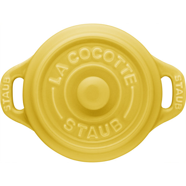 Staub Ceramic 3-Piece Mini Round Cocotte Set - Citron & Reviews | Wayfair