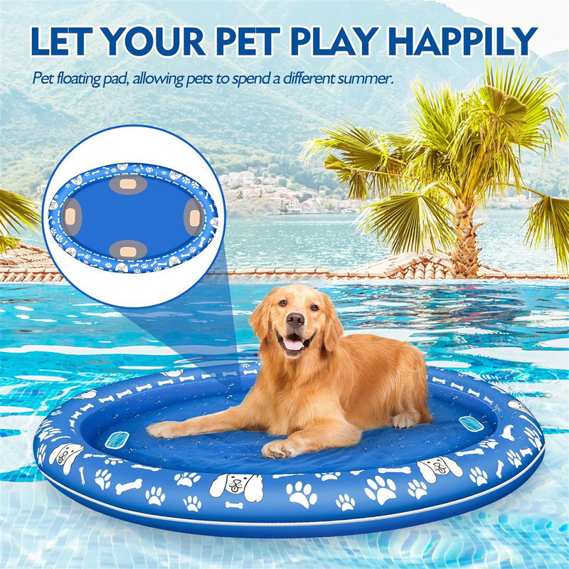Priyet Inflatable Dog Floats for Pool,for Adult Dogs and Puppies Puppy ...
