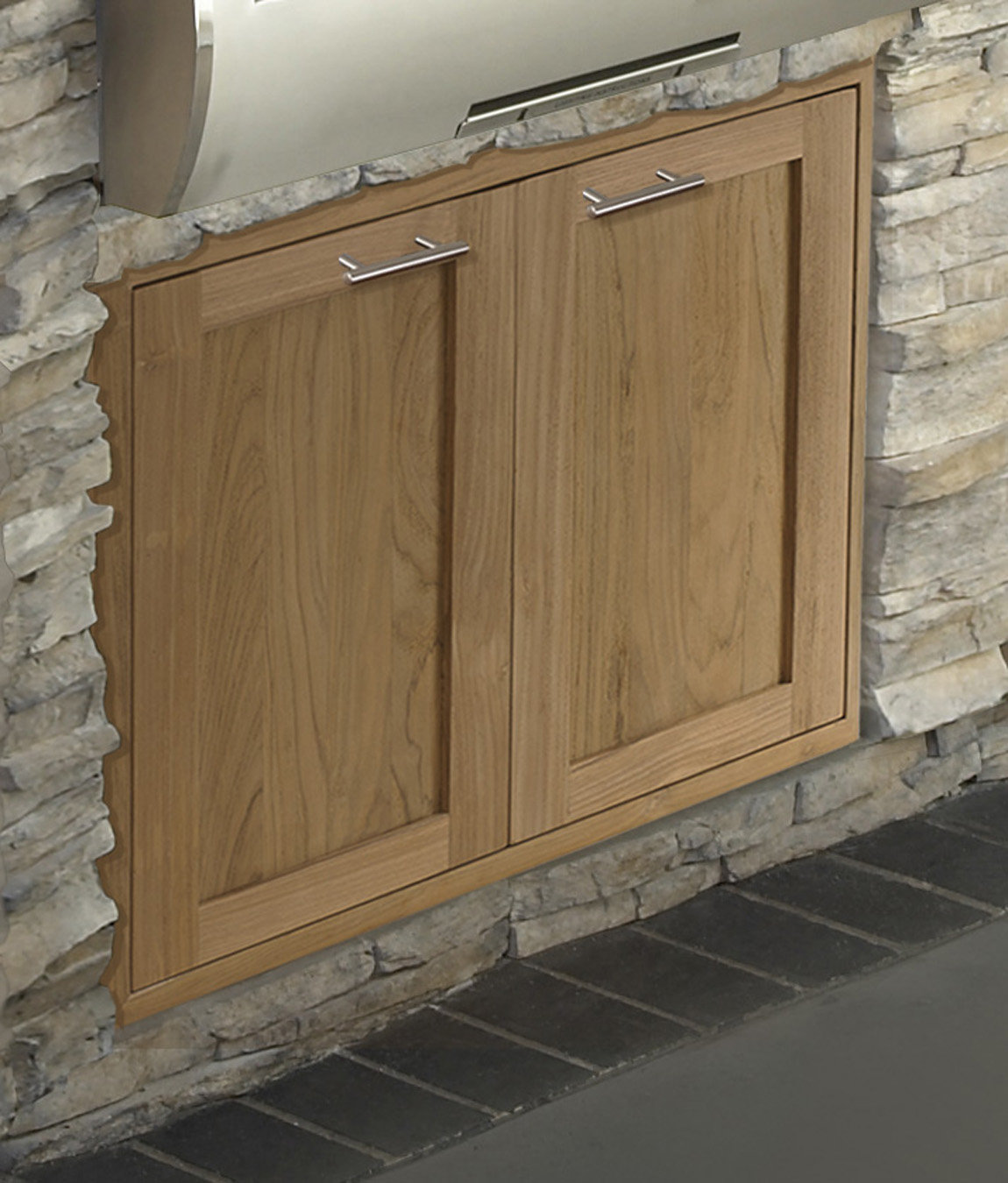 Pacific Teak Millworks Double Drop-In Access Door | Wayfair