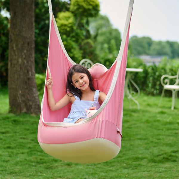 Isabelle & Max™ Kids Pod Swing, Hanging Pod Swing Chair with Inflatable ...