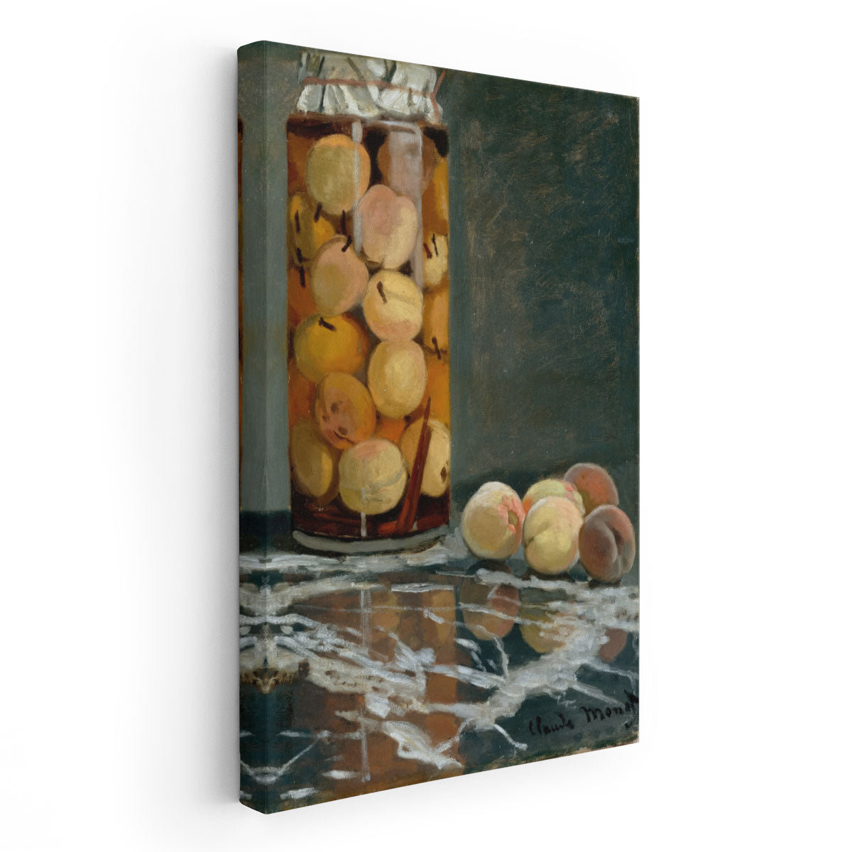 Lark Manor™ Jar of Peaches, 1866 - Canvas Print Wall Art | Wayfair