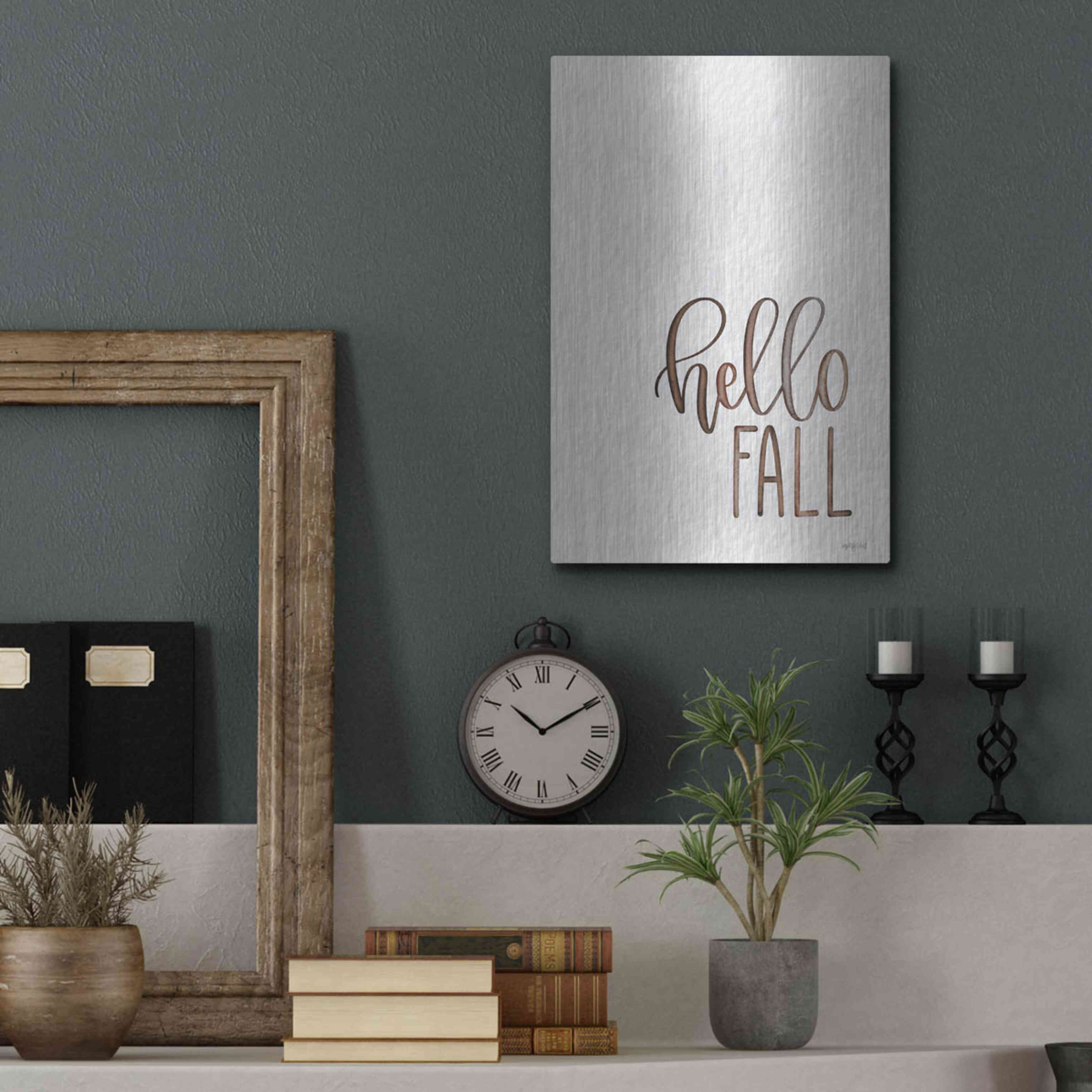 Gracie Oaks Hello Fall 2' by Imperfect Dust, Metal Wall Art | Wayfair