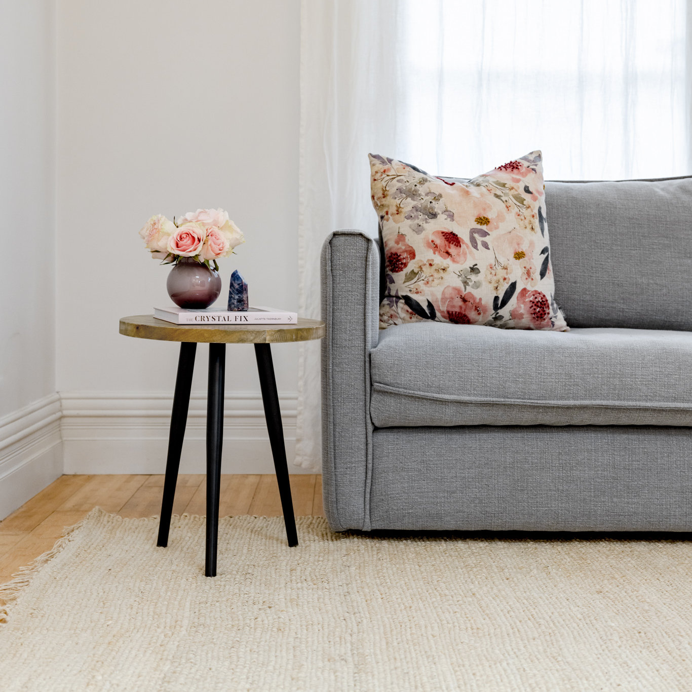 George Oliver Pure Accent Table - Walnut 18" | Wayfair