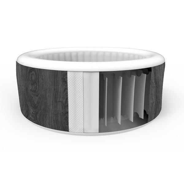 Jleisure Avenli 800 Liter 53 Inch 4 Person Inflatable Hot Tub Spa ...