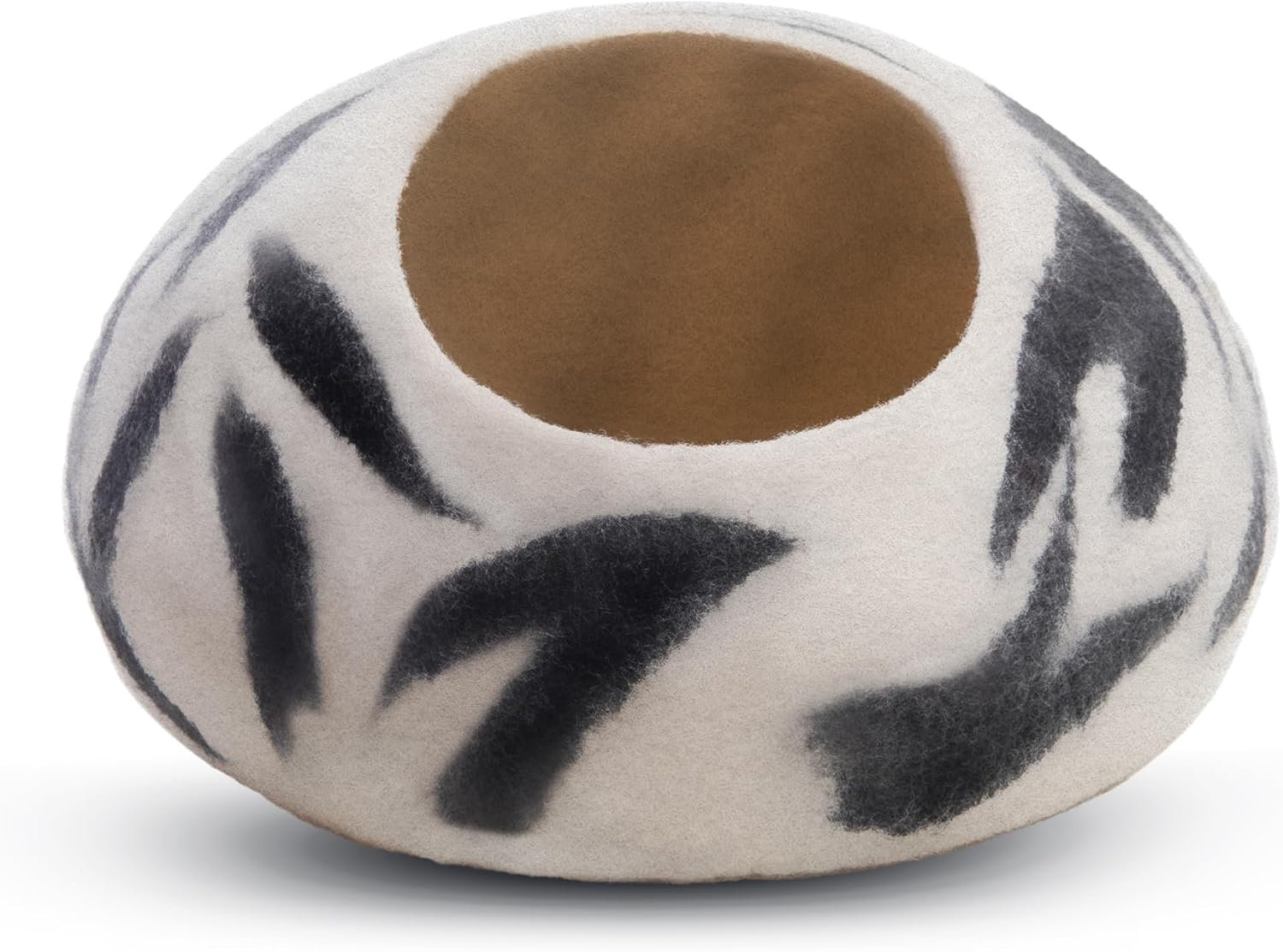 Dakota Fields Premium Felt Cat Cave Bed - Wool Kitty Beds Handcrafted ...