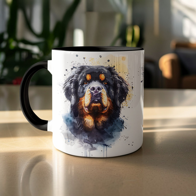 East Urban Home 11oz Watercolour Gordon Setter Design Coffee Mug ...