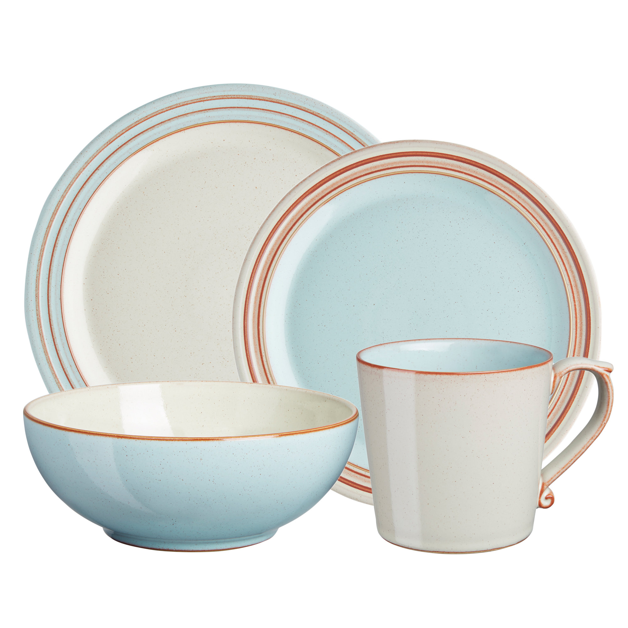 Denby Heritage Pavilion 4 Pc Dinnerware Set & Reviews | Wayfair
