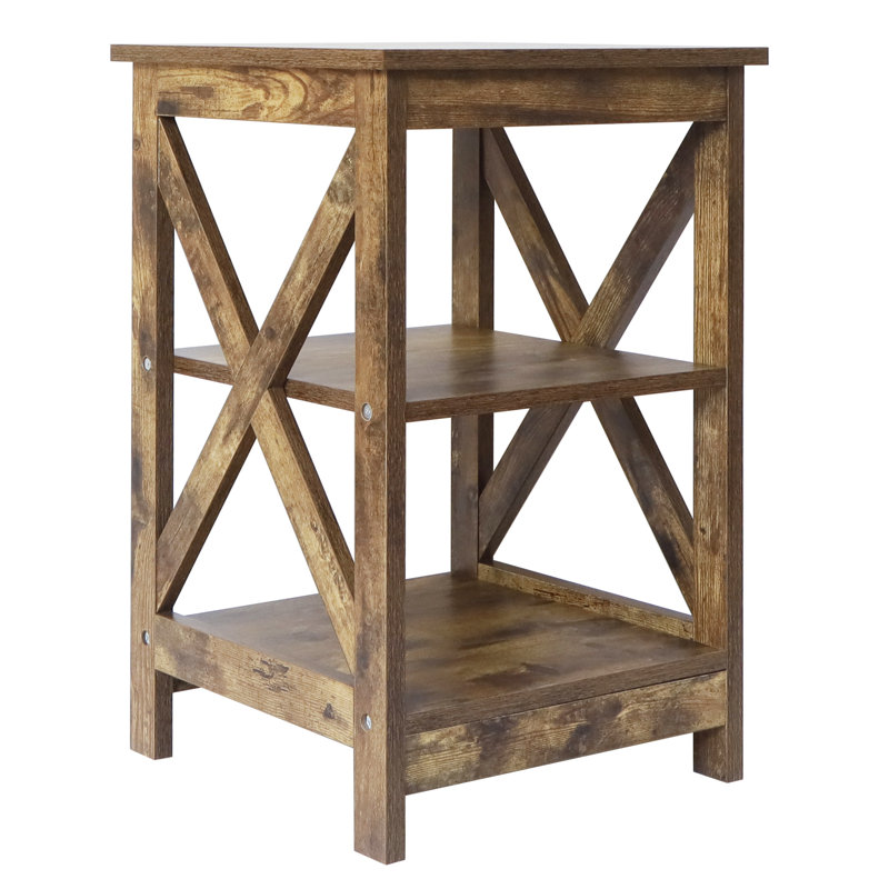 Gracie Oaks Hansboro End Table with Storage & Reviews | Wayfair