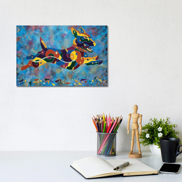 Latitude Run Psycho Delic by Barbara Rush - Print on Canvas | Wayfair.co.uk