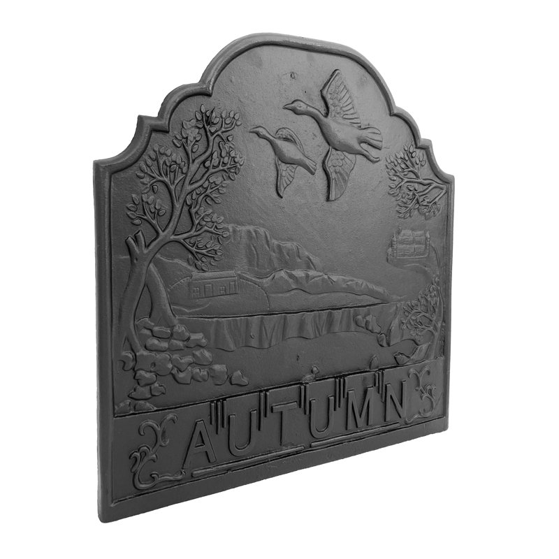 Red Barrel Studio® Werby Cast Iron Fire Back | Wayfair