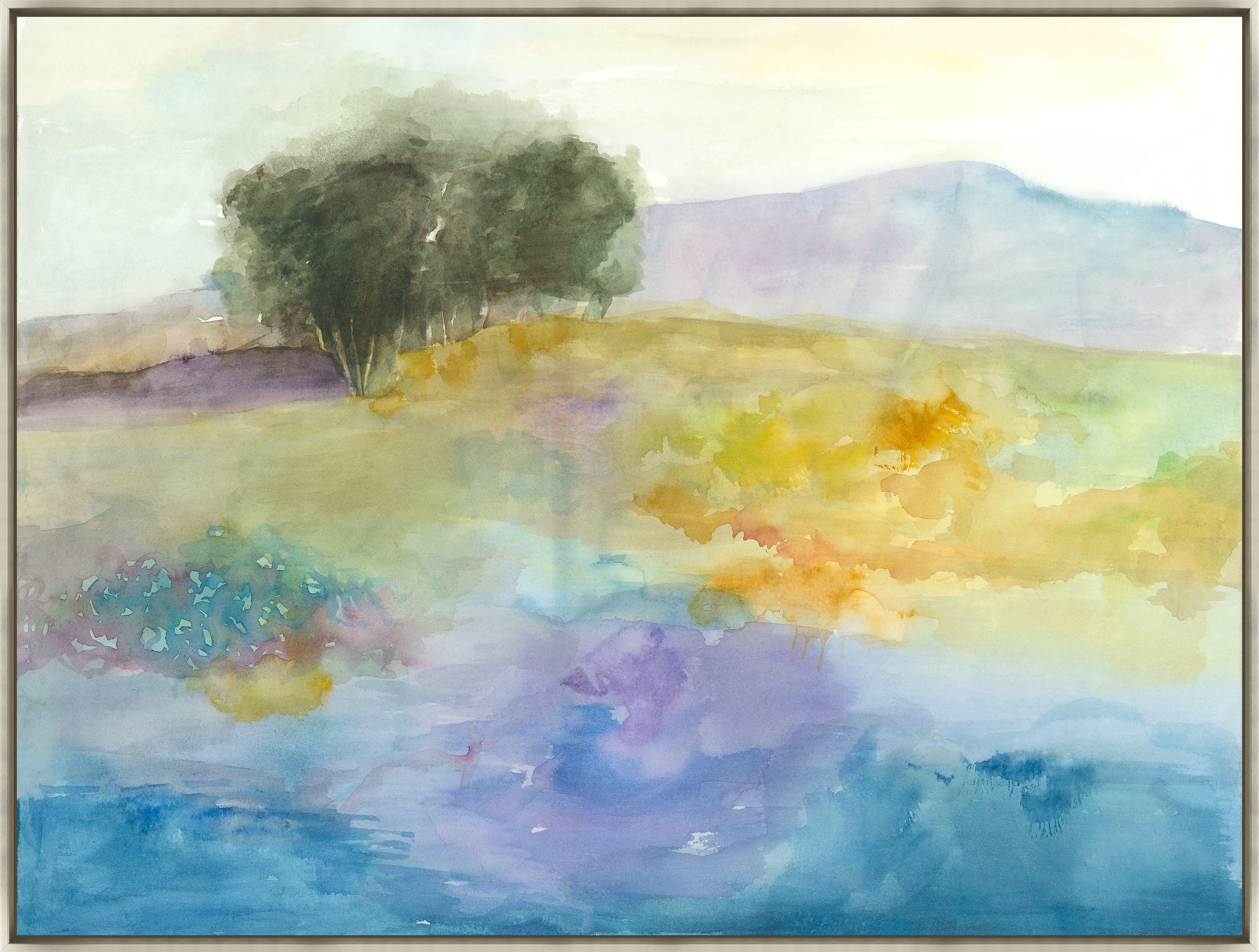 Chelsea Art Studio Flowery Hill by Helen Parker - Painting on Canvas ...