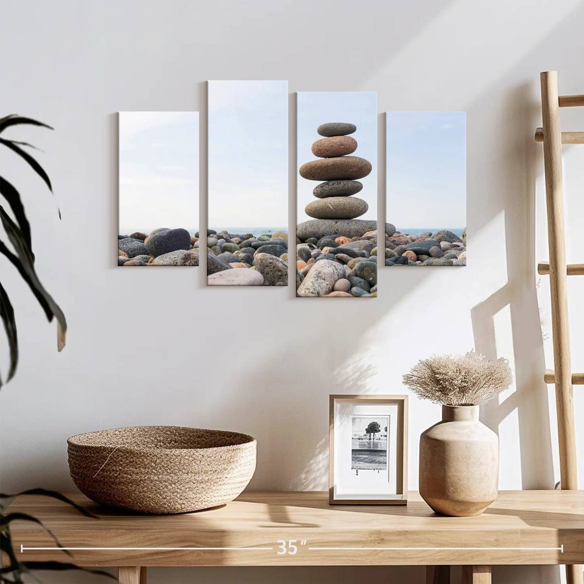 Bungalow Rose Kerrick Seaside Stone Stack | Wayfair
