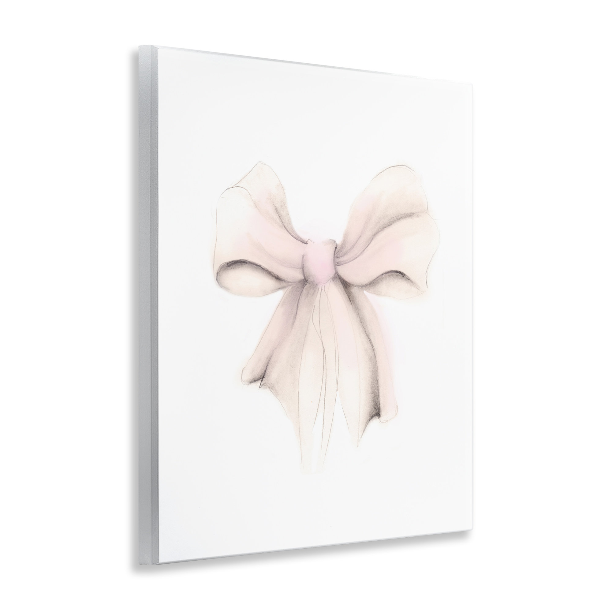 Stupell Industries Soft Pale Ribbon Wall Plaque Art by Studio Q | Wayfair