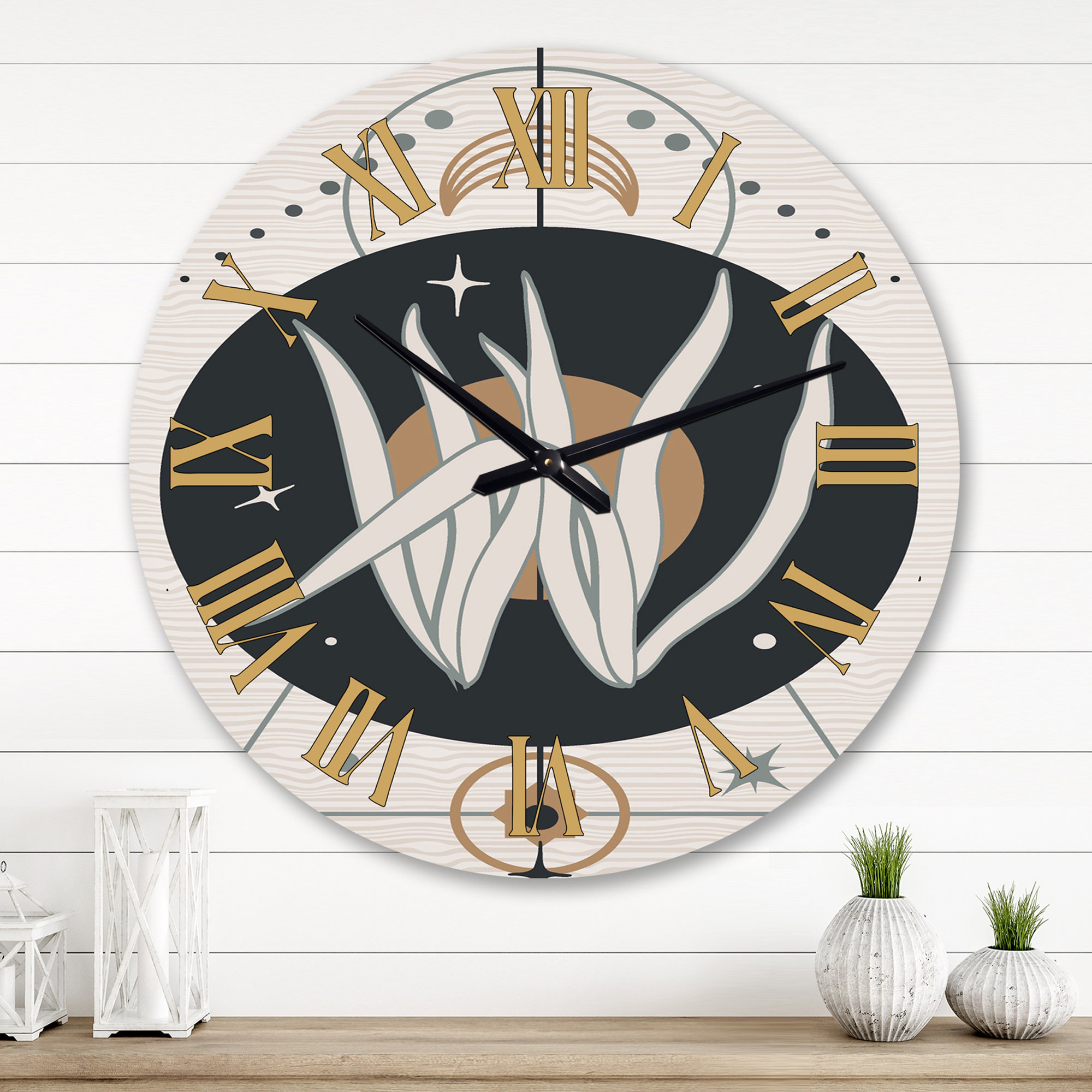 East Urban Home Astrological Geometry Shapes VIII - Mid-Century Modern ...