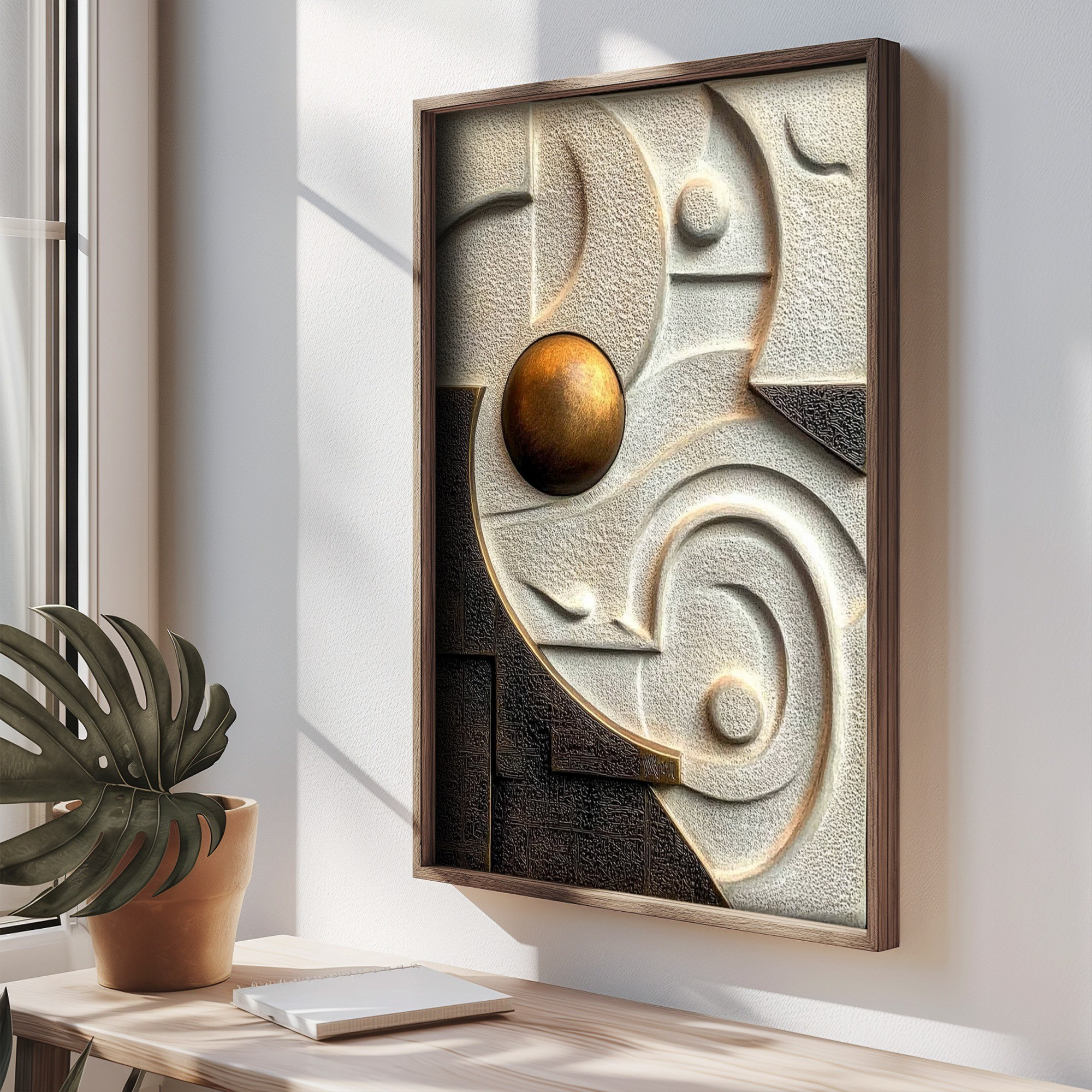 Lark Manor™ Elegant Decorative Framed MDF Painting, 19.7 x 27.6 x 0.1 ...
