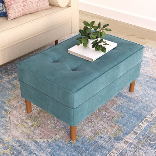 Modern Rectangle Ottomans + Poufs | AllModern