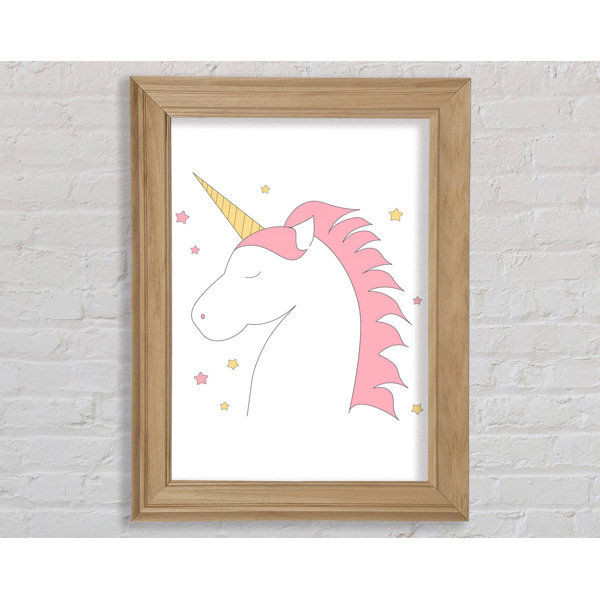 Bright Star Magical Unicorn - Single Picture Frame Print | Wayfair.co.uk