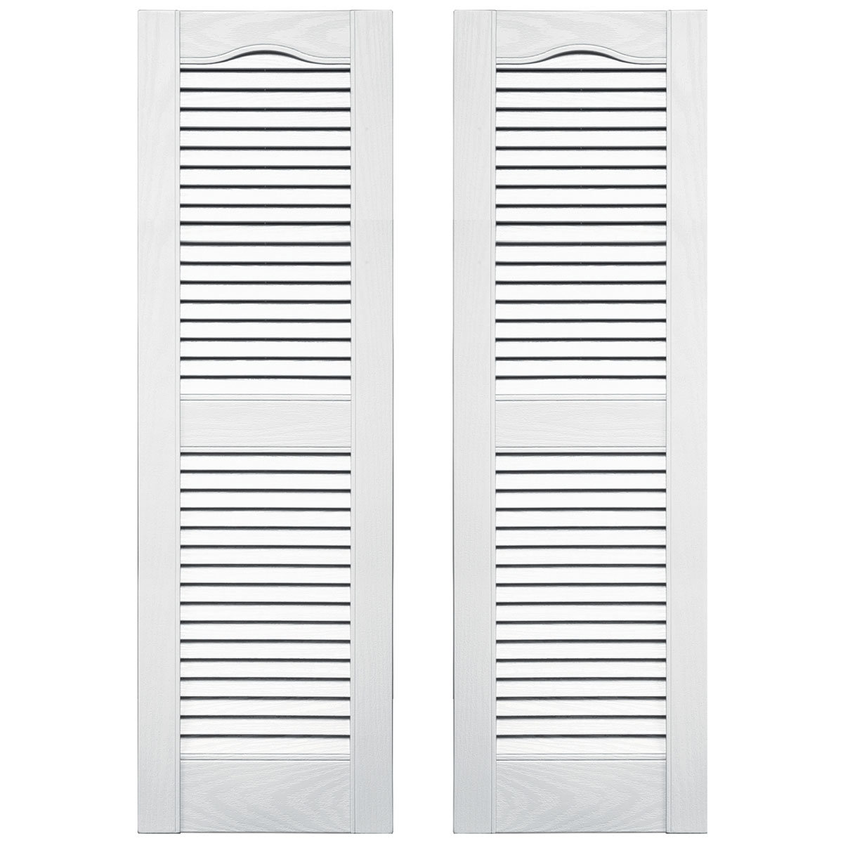 BuildersEdge Louvered Shutters & Reviews | Wayfair