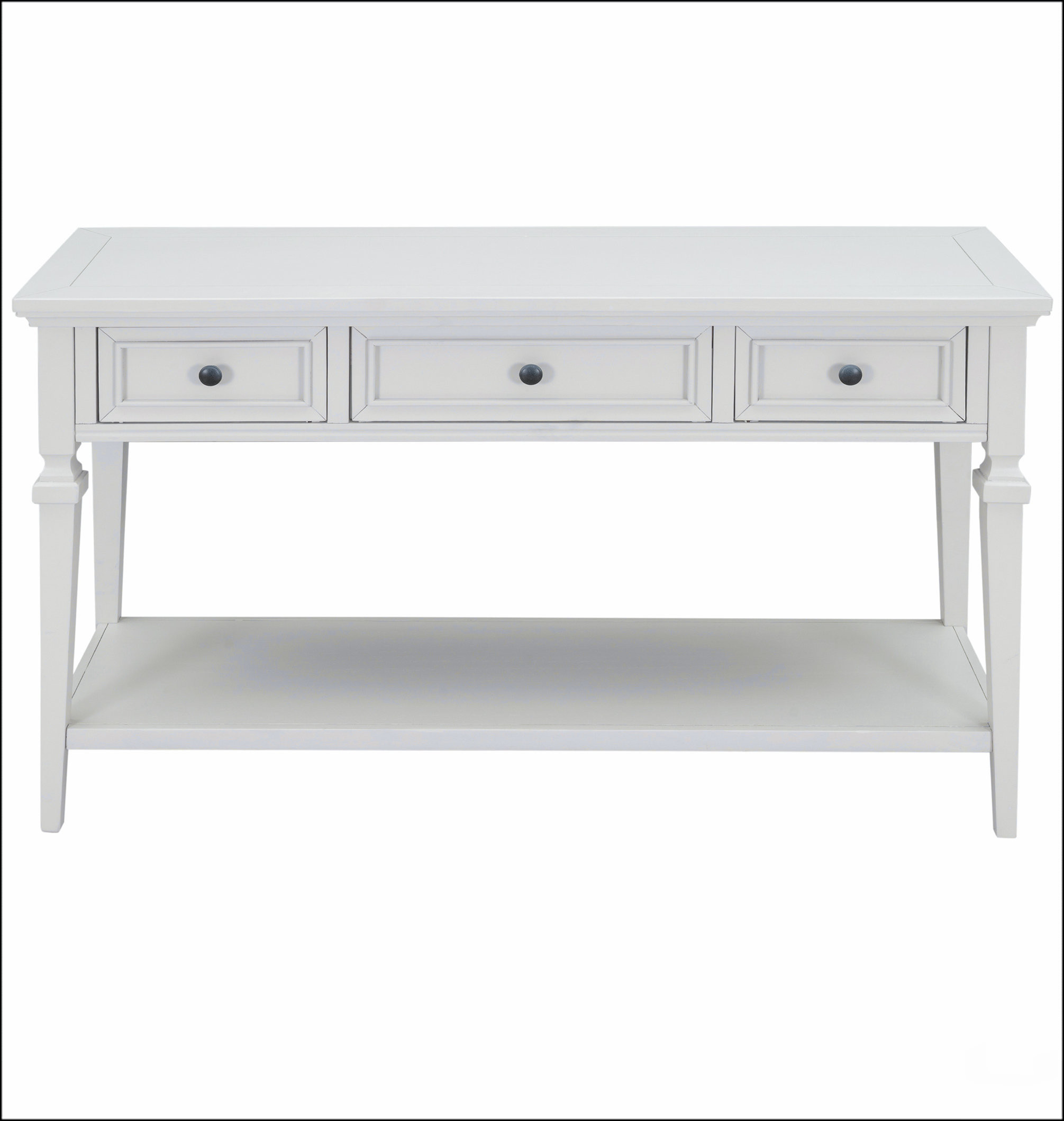 Ophelia & Co. Classic Retro Style Console Table with Three Top Drawers ...