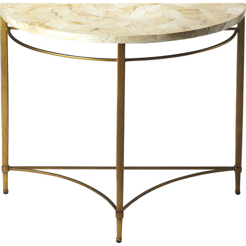Butler Marlena Shell Demilune Console Table & Reviews | Perigold
