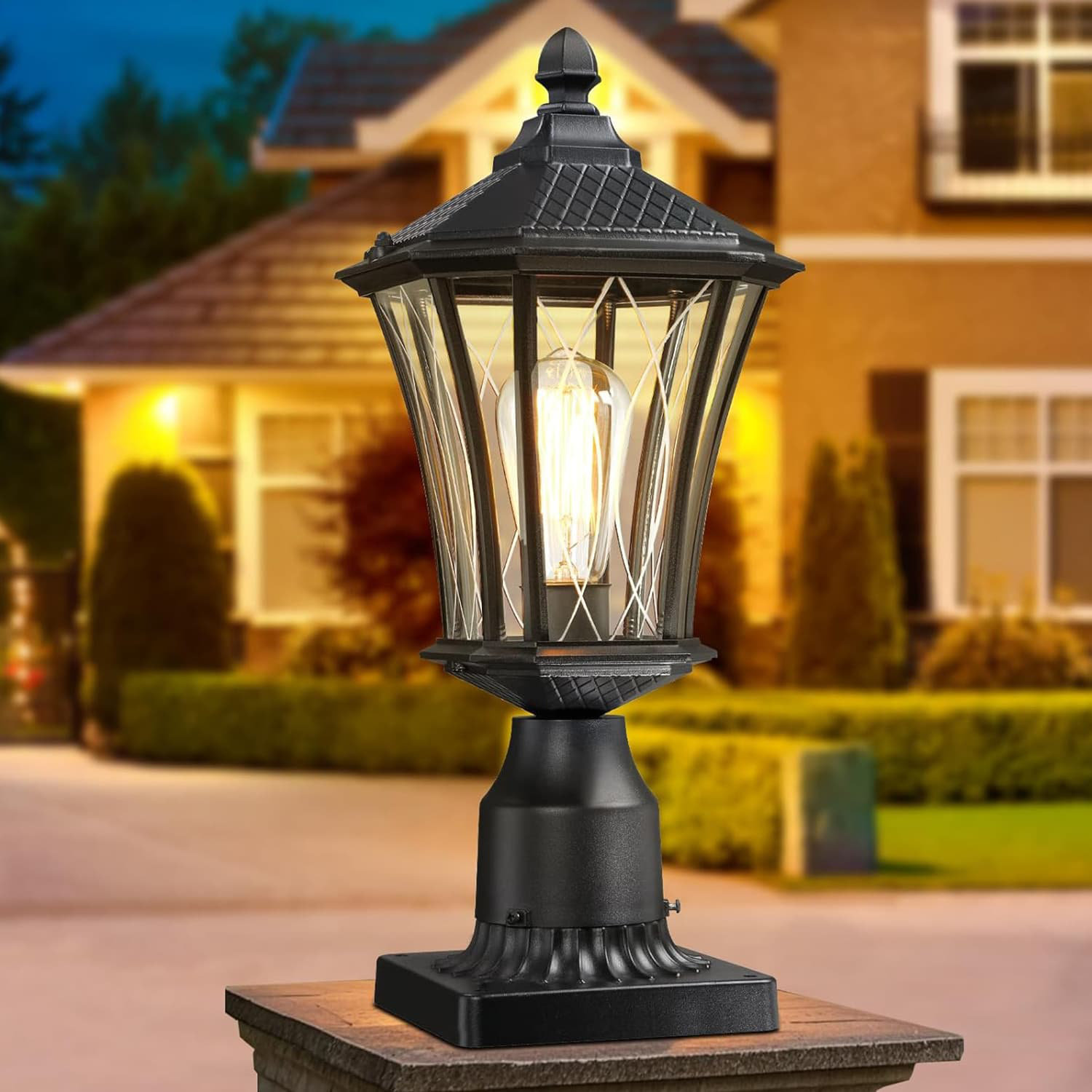 Alcott Hill® Outdoor Lamp Post Lighting, Waterproof Lamp Post Outdoor ...