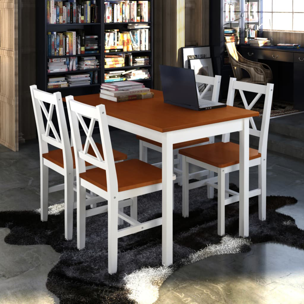Breakwater Bay Belz Kitchen Dining Set Wooden Furniture Seat Table and ...