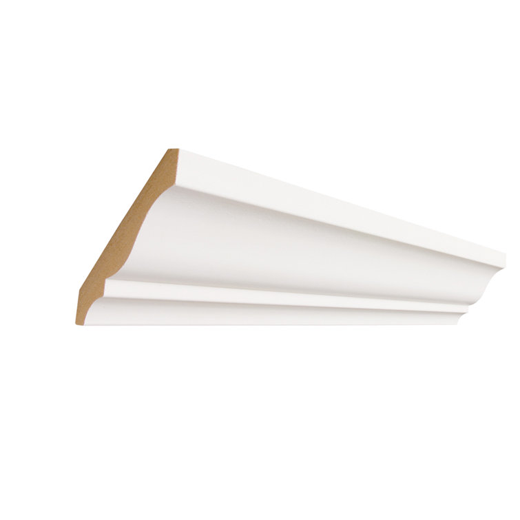 Metrie 9/16" x 3-9/16" x 08' Metrie Complete® Polar White Painted MDF ...