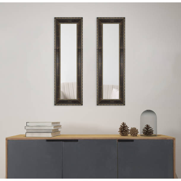Astoria Grand Derrell Solid Wood Flat Wall Mirror | Wayfair